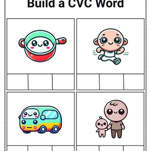 CVC Word Builders | Fun & Engaging Phonics Activities for Early Readers ...