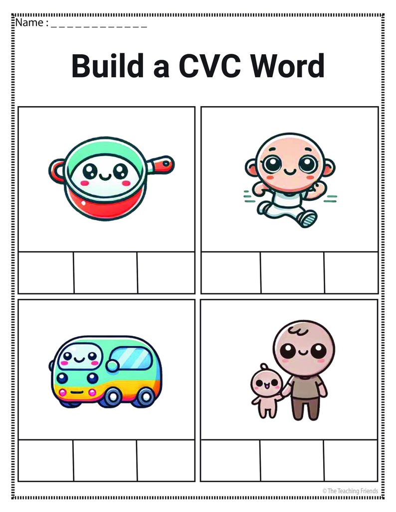 CVC Word Builders | Fun & Engaging Phonics Activities for Early Readers ...