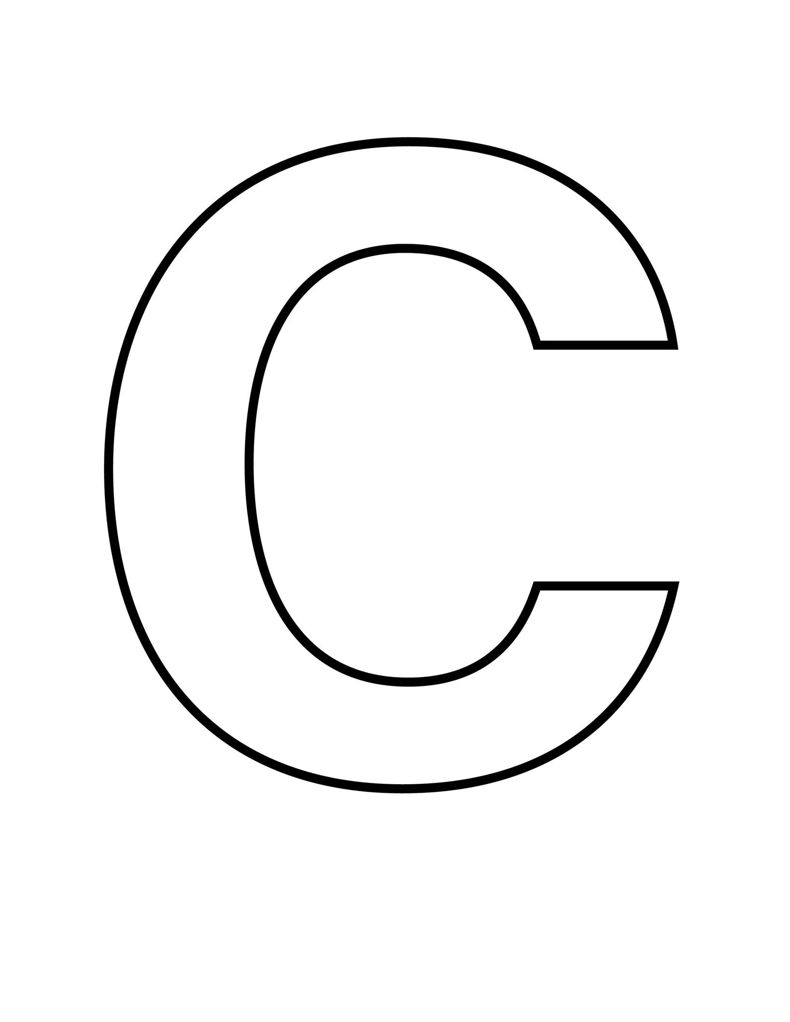 Large Printable Uppercase Alphabet Letters Big Block Letters for ...