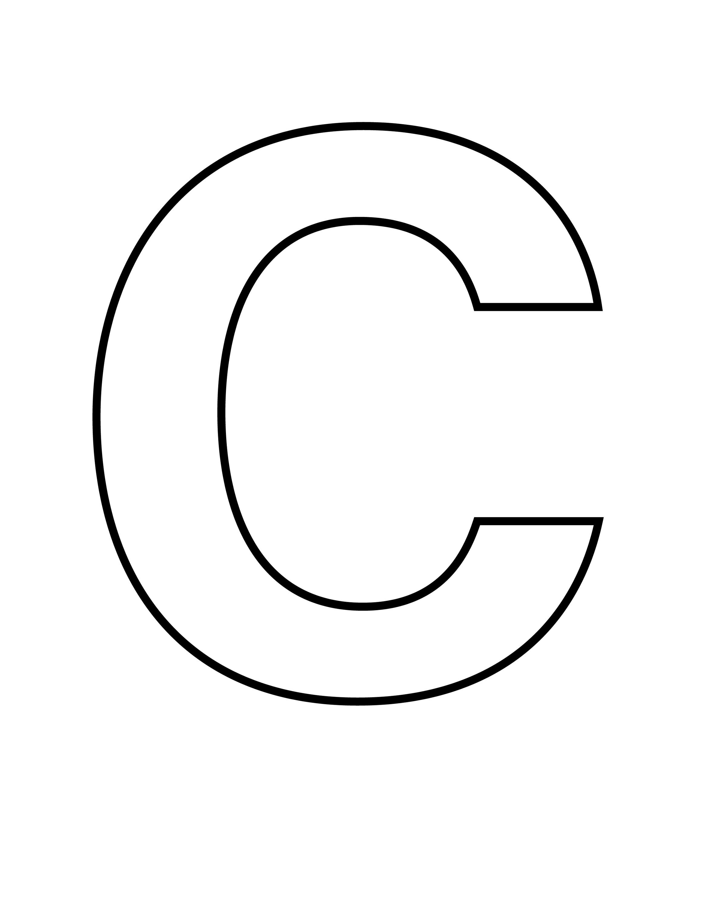 Large Printable Uppercase Alphabet Letters Big Block Letters for ...