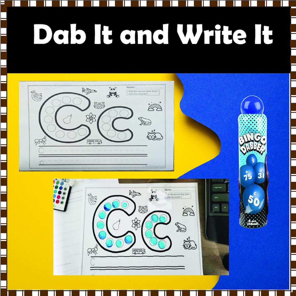 Alphabet Learning Activities With Bingo Daubers (26 Pages for A-Z) - Etsy