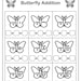 Butterfly Math Worksheets: Addition & Subtraction Practice (PDF) - Etsy