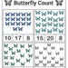 Butterfly Counting Clip Cards 1-20, Preschool and Kindergarten Math ...