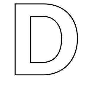 Large Printable Uppercase Alphabet Letters Big Block Letters for ...