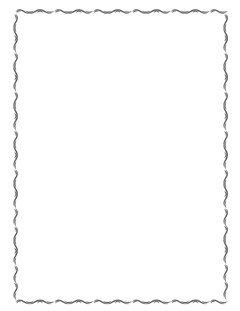 Printable Border Frames Clipart: Teacher Worksheet Decor (digital ...