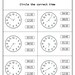 Telling Time Worksheets: Clock Activities for Kindergarten - 2nd Grade ...