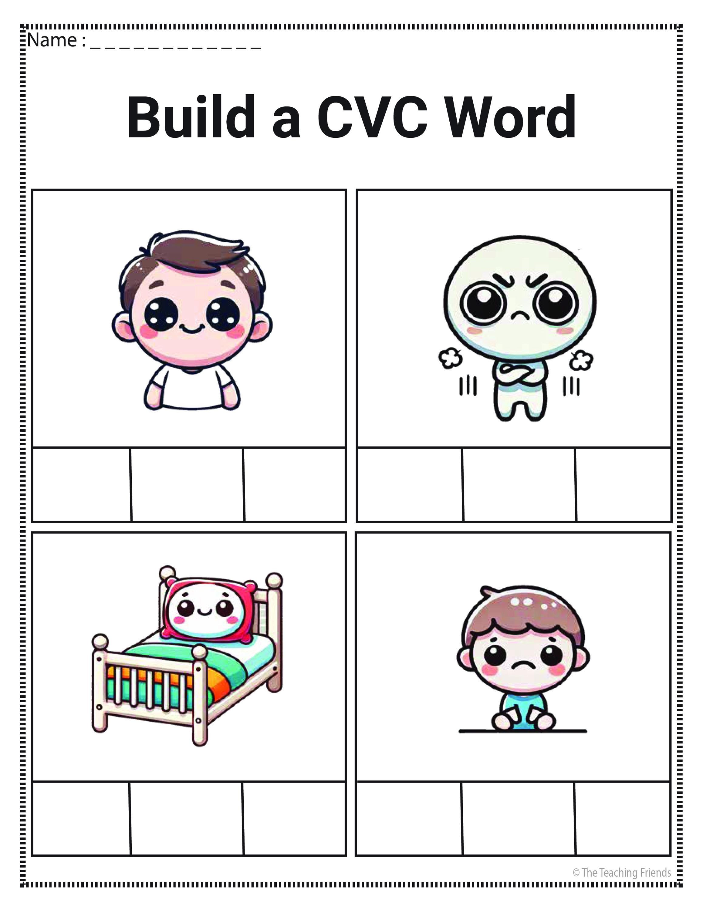 CVC Word Builders | Fun & Engaging Phonics Activities for Early Readers ...