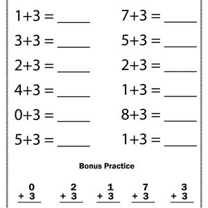 Math Drills, Addition and Subtraction Worksheets, Timed Tests ...
