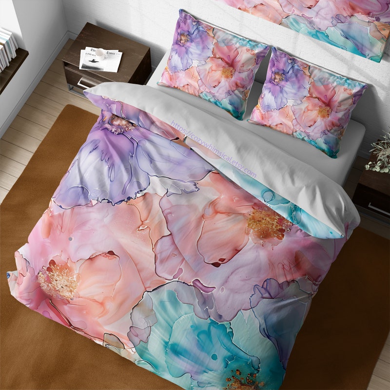 Floral Duvet Cover - Etsy