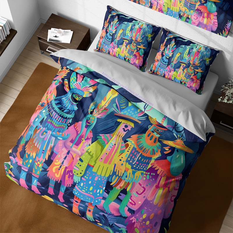 Psychedelic Bedding - Etsy