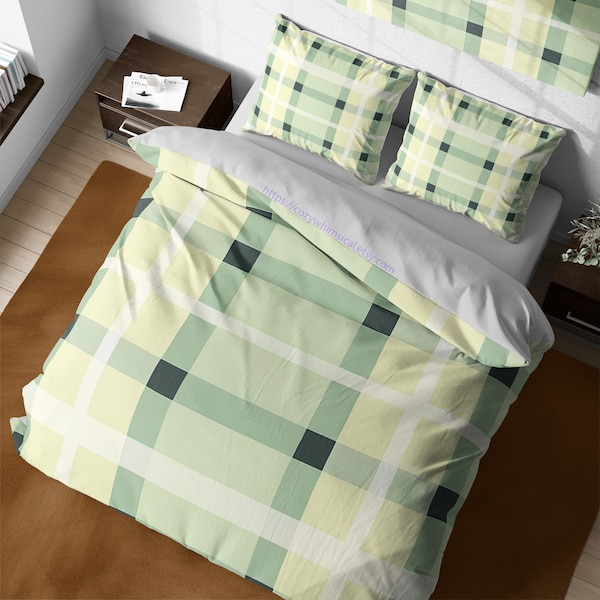 Green Duvet Cover - Etsy