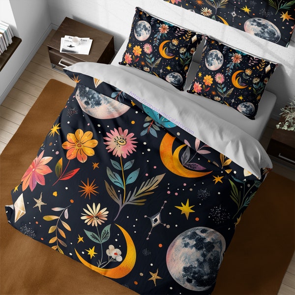 Bedspread Moon - Etsy