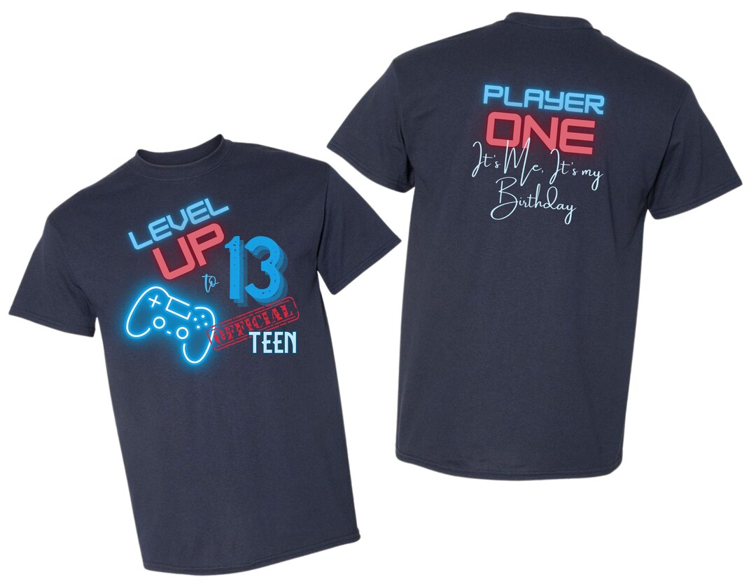 Thirteen Shirt Official Teenager 13 Tee 13th Birthday Shirt 13 B-day ...