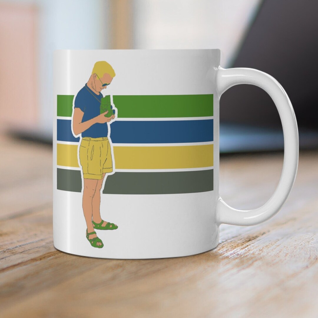 Mug With "steady Hands Camera Man" Original Artwork by Adam H. Vibrant ...