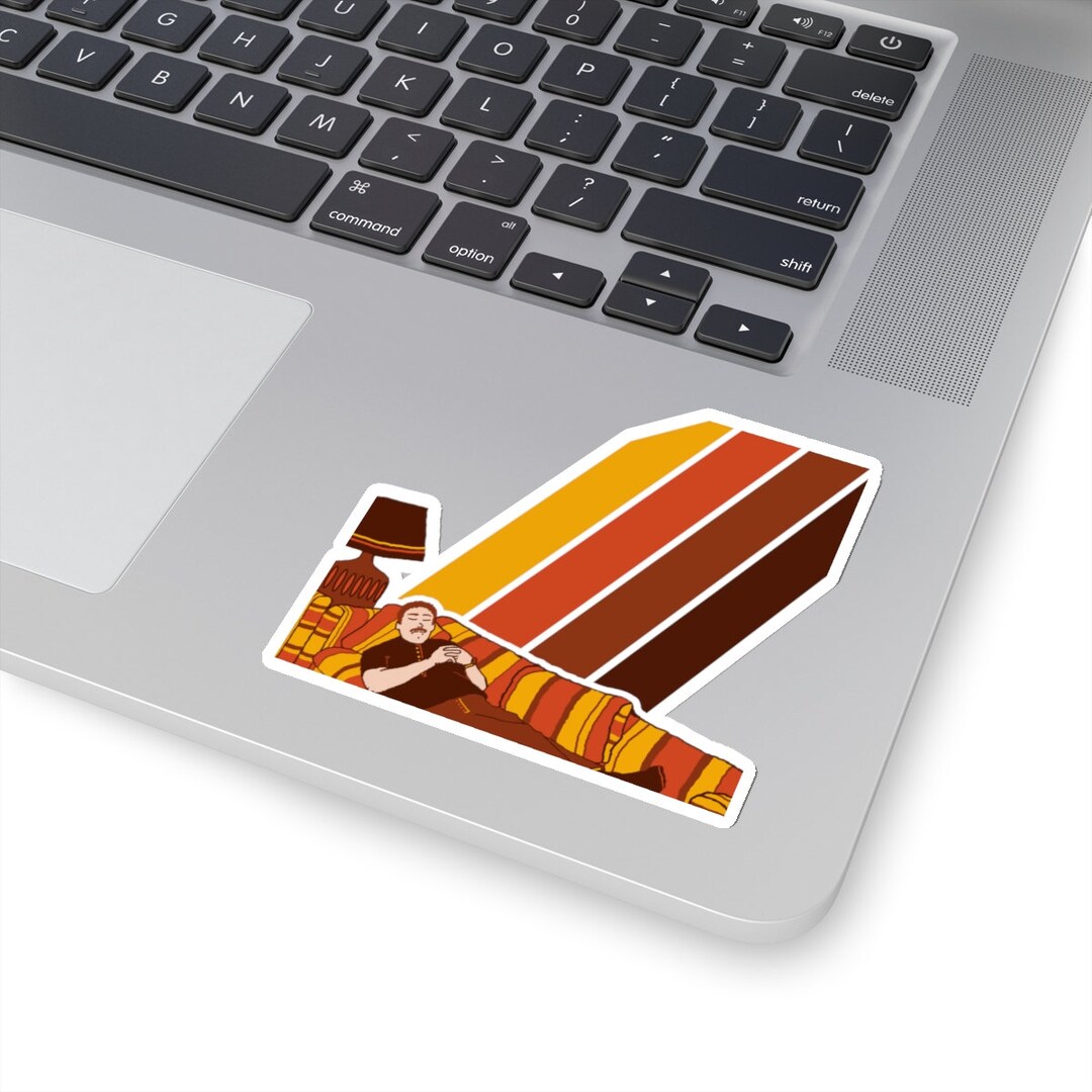 Sticker of "sofa Siesta" Original Art. 3 Sizes Available, Kiss-cut ...