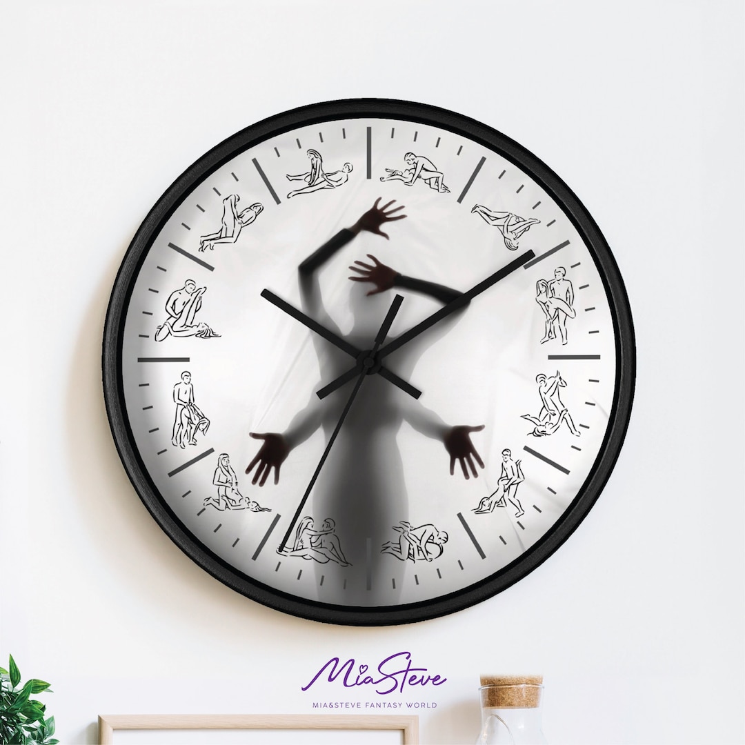 Kamasutra Wall Clock Sex Clock Wall Clock Funny Wall Clock
