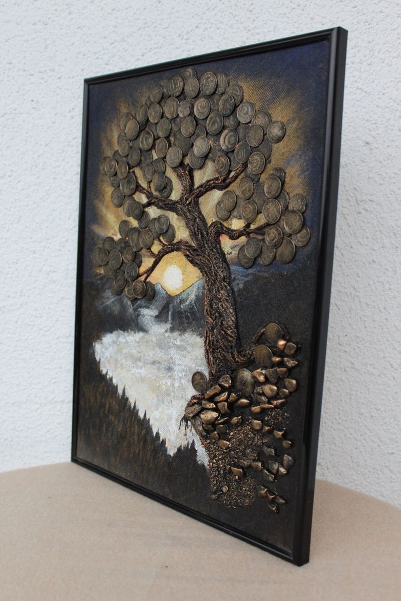 Money Tree Painting, Golden Tree, Money Tree - Etsy