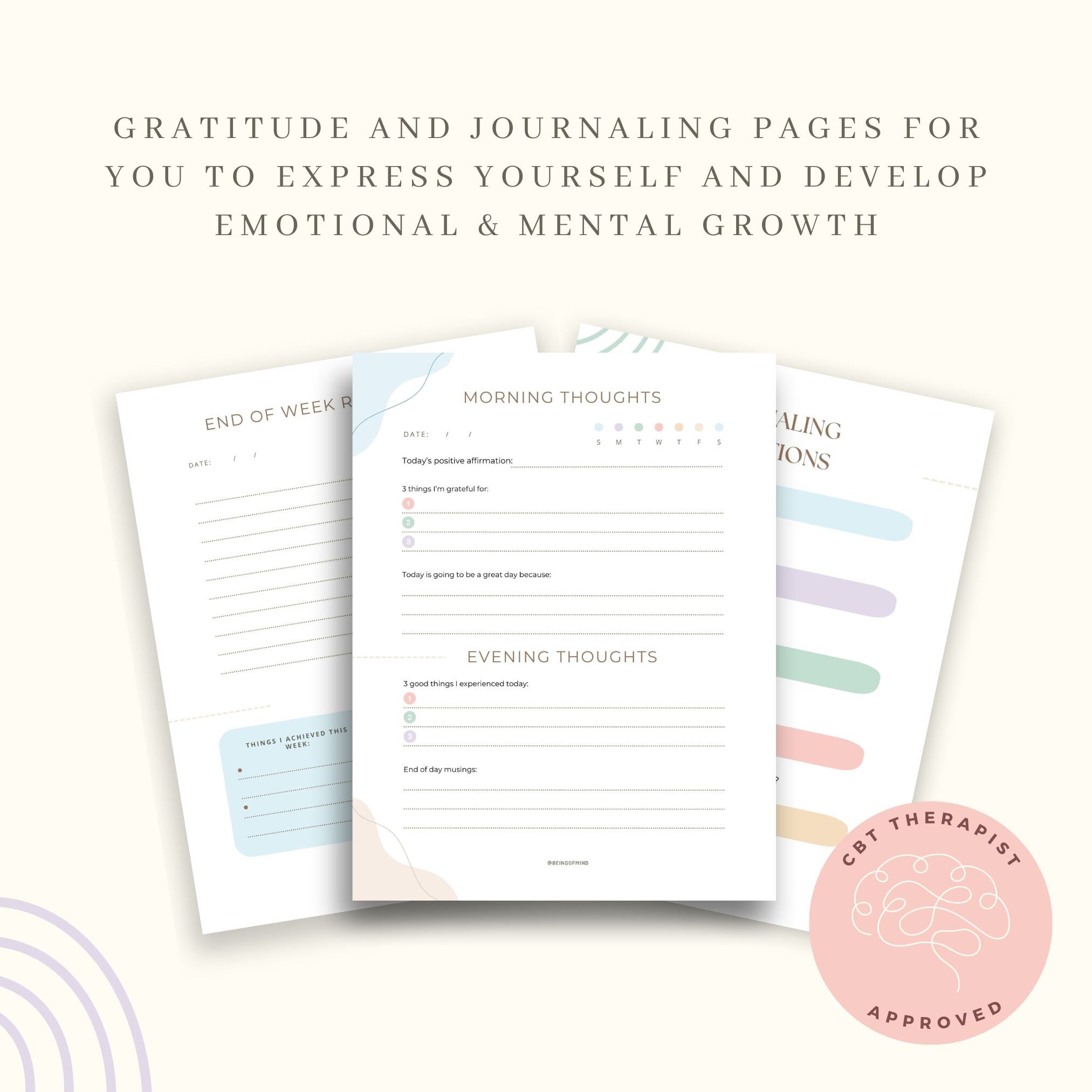 Self Development & Personal Growth CBT Journal, Best Selling, Mental ...