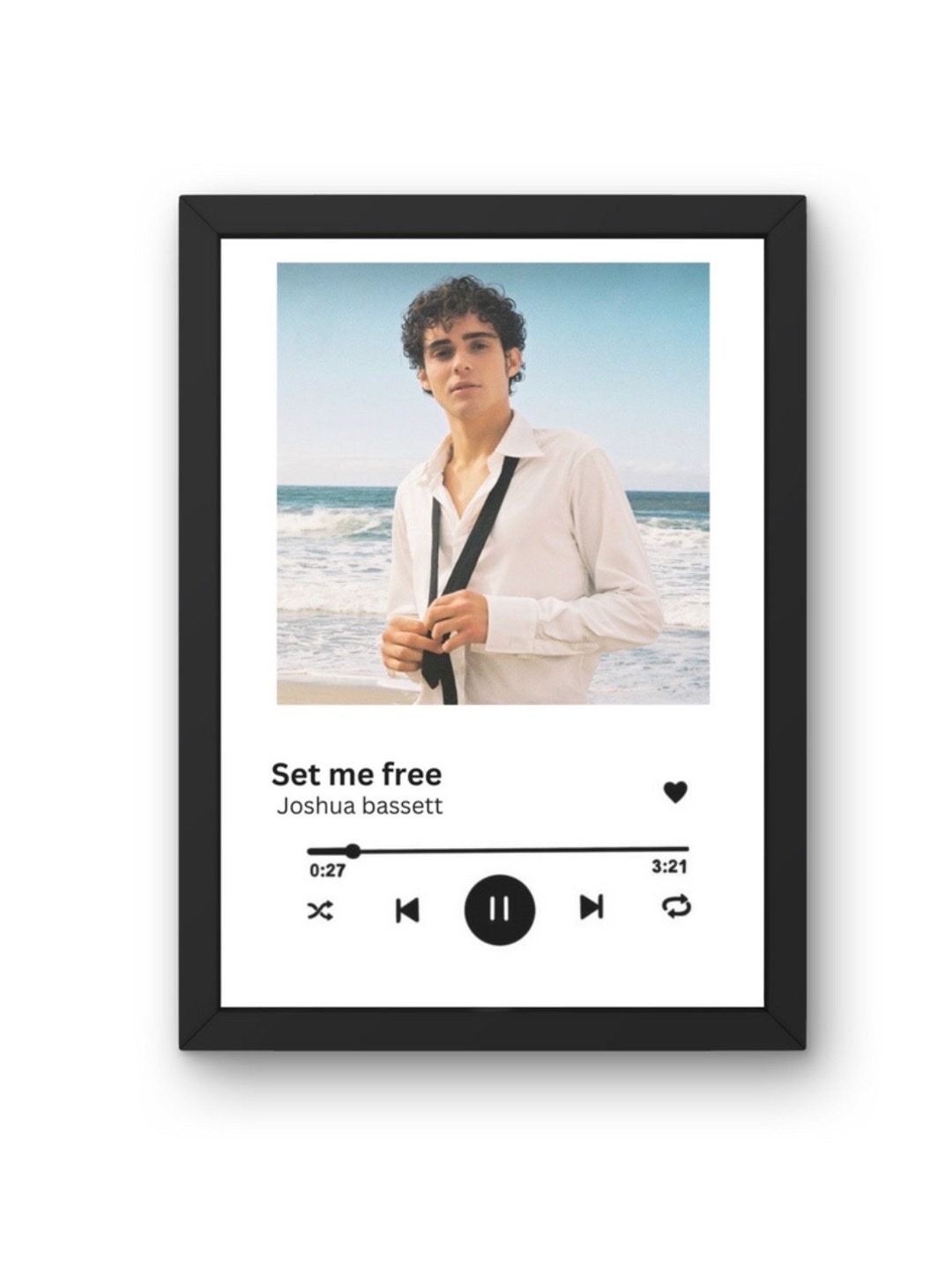 SET ME FREE Joshua Bassett Music Poster Digital Download - Etsy