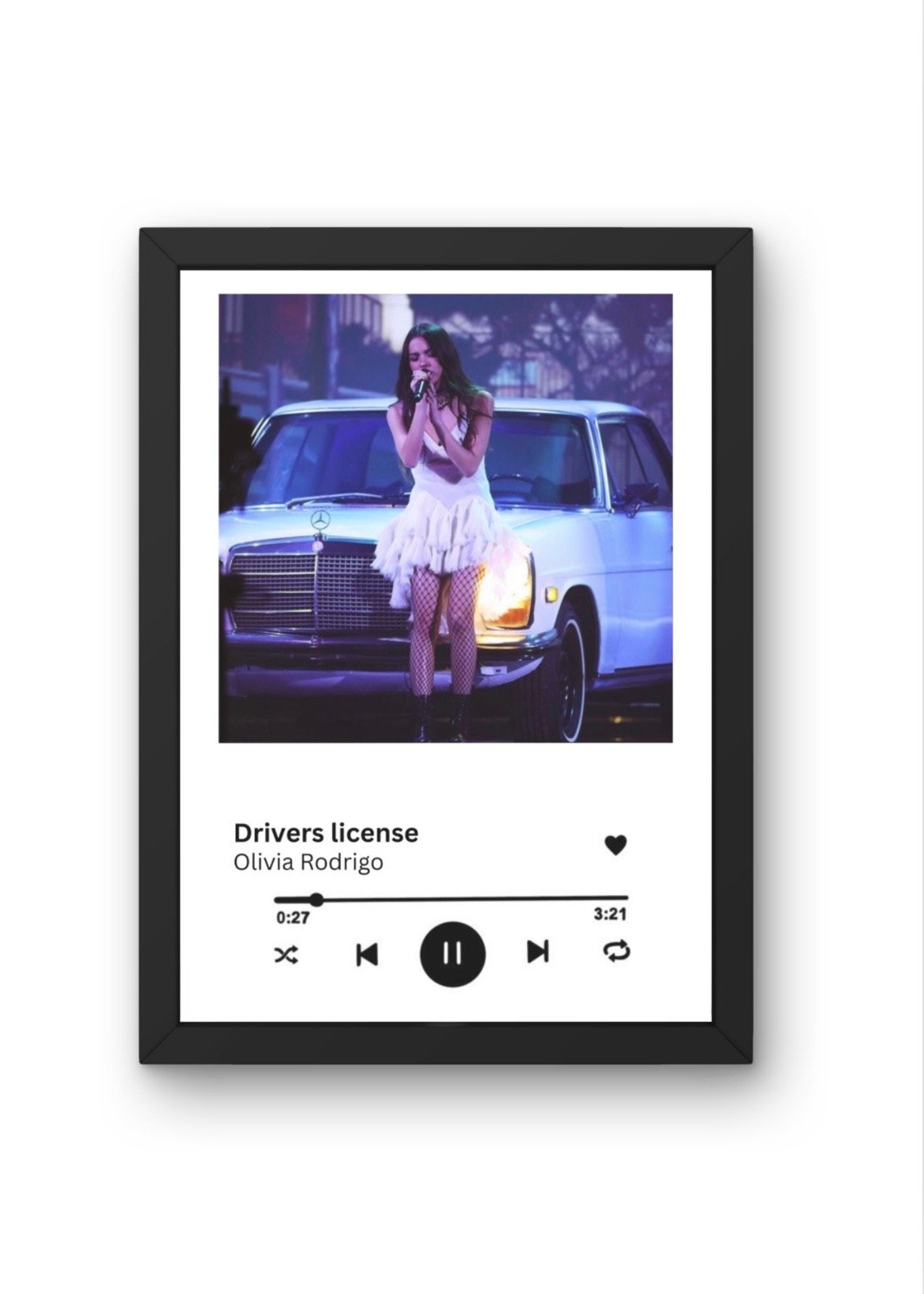 DRIVERS LICENSE Olivia Rodrigo Poster Music Digital Wall Art - Etsy