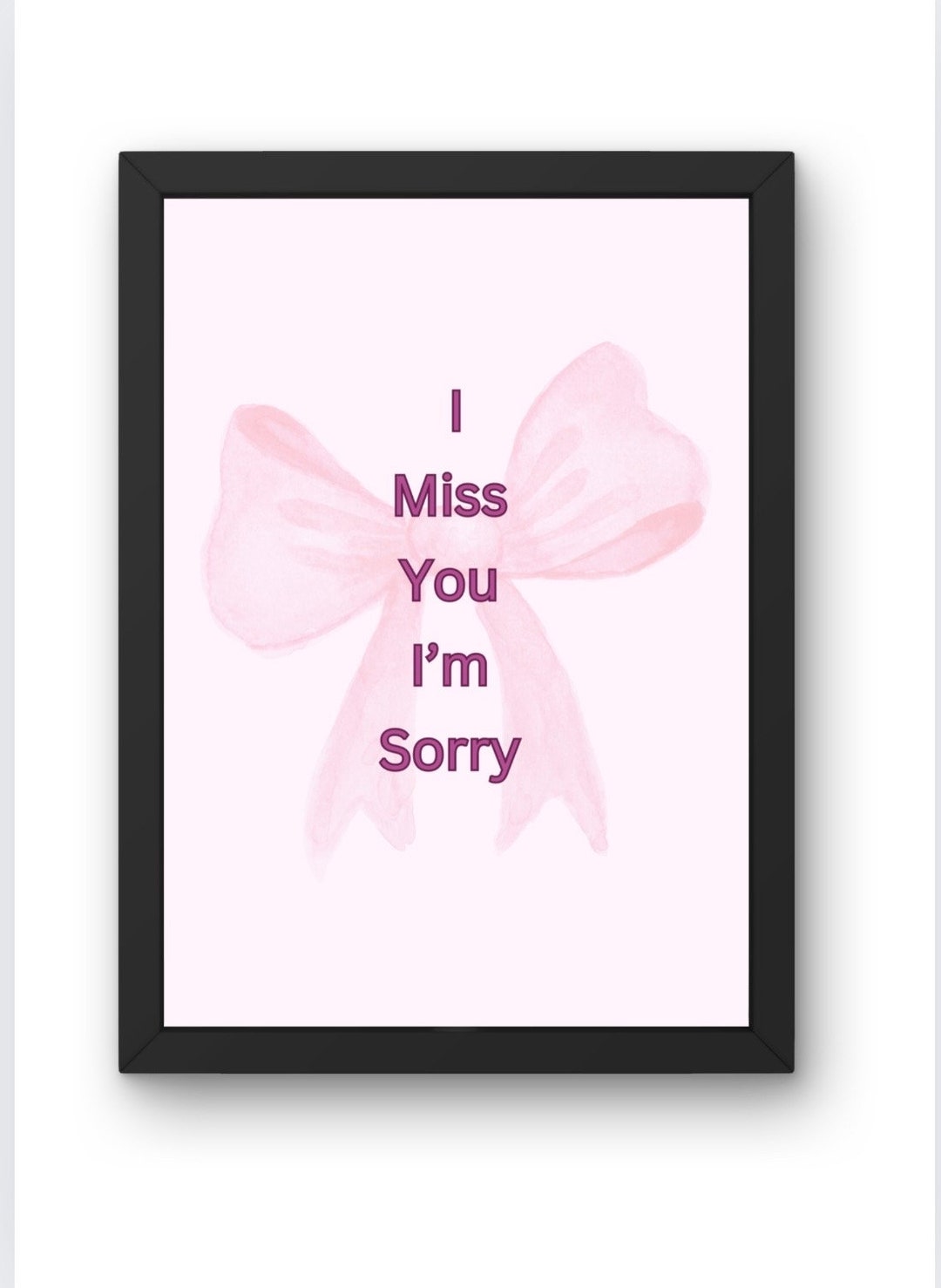 GRACIE ABRAMS I Miss You Im Sorry Poster Digital Download - Etsy
