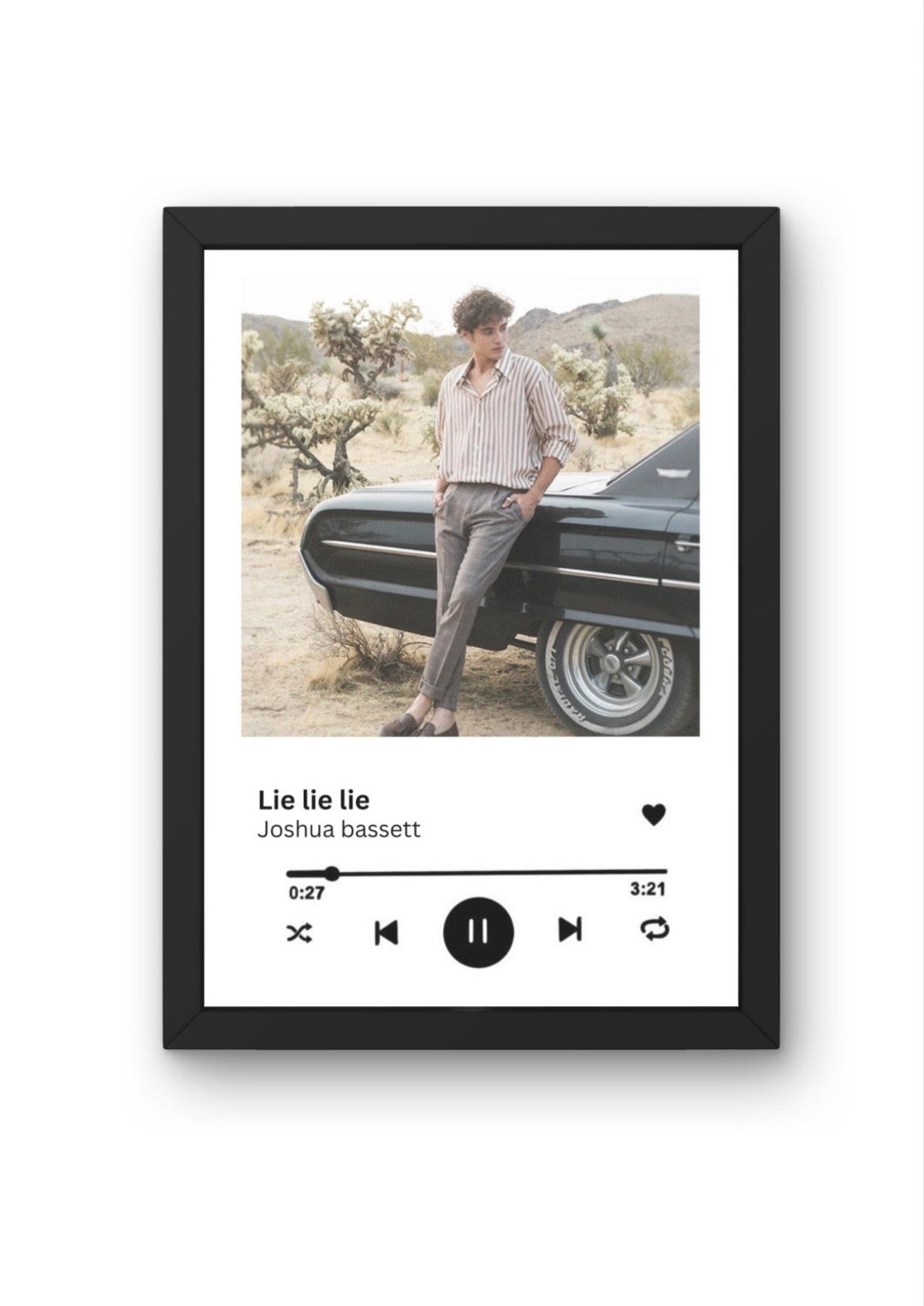 LIE LIE LIE Joshua Bassett Music Poster Wall Art Digital Download - Etsy