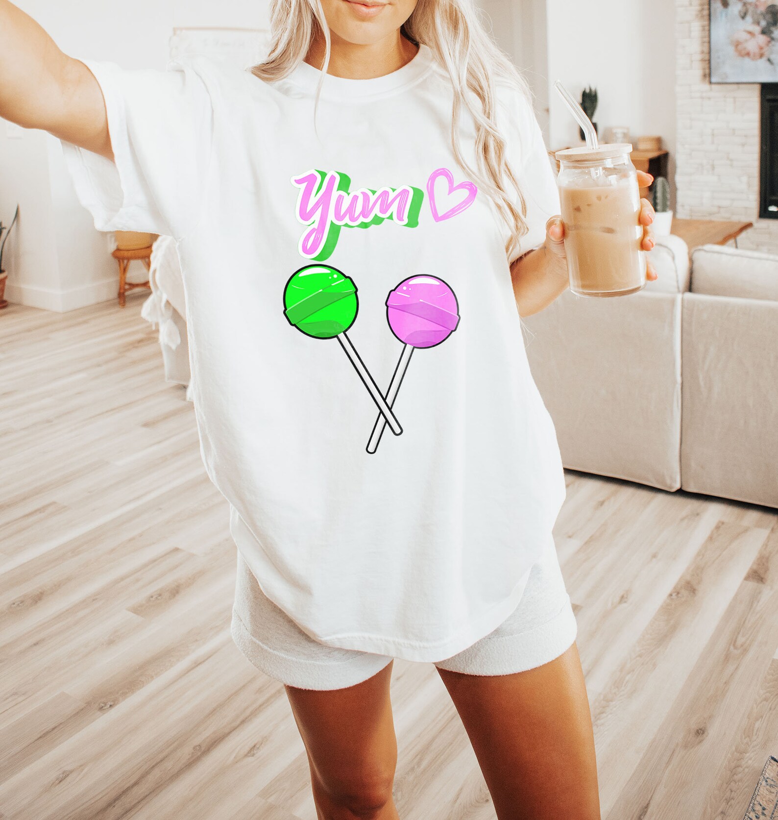 Cute Yum Lollipop Candy PNG Sweet Candy Sublimation Design Candy Stick ...