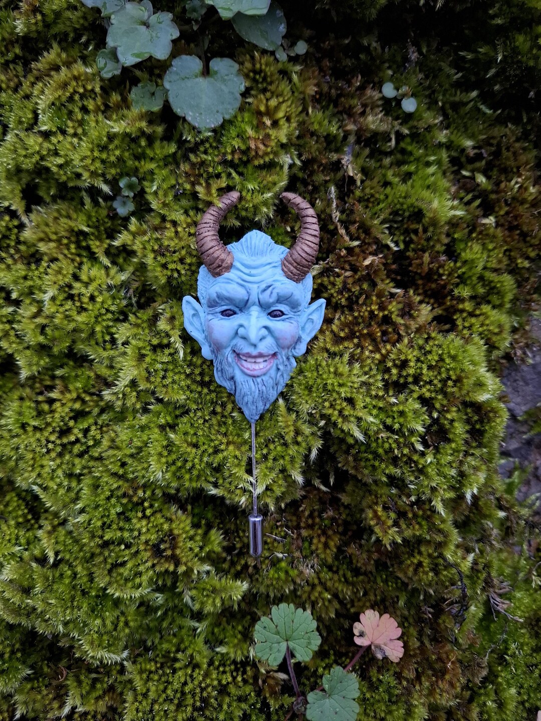 Krampus Polymer Clay Brooch,creepy Christmas Gift - Etsy