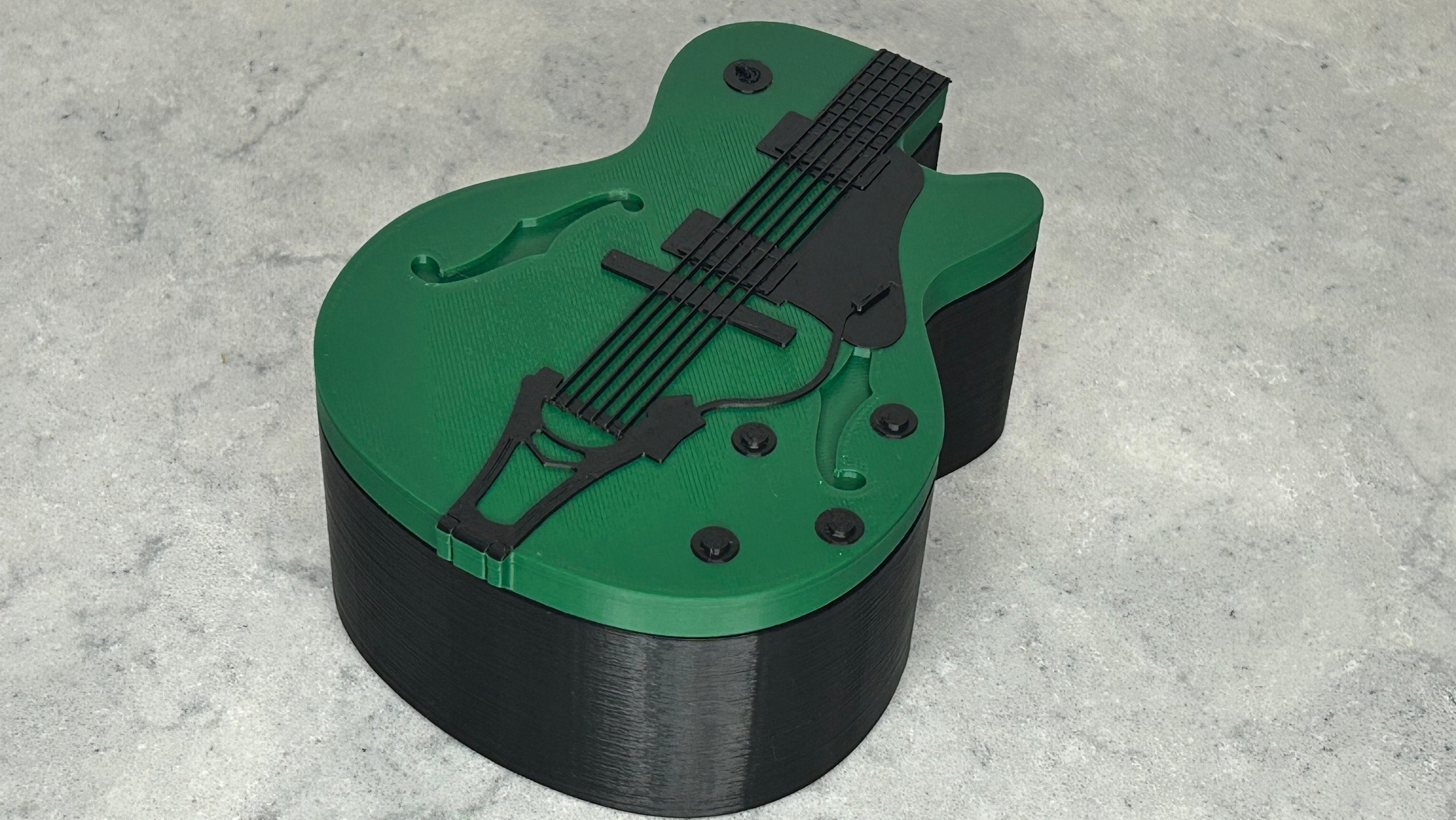 Guitar Shaped Storage Box - Etsy