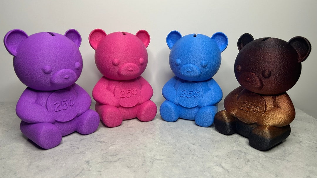 Teddy Bear Bank - Etsy