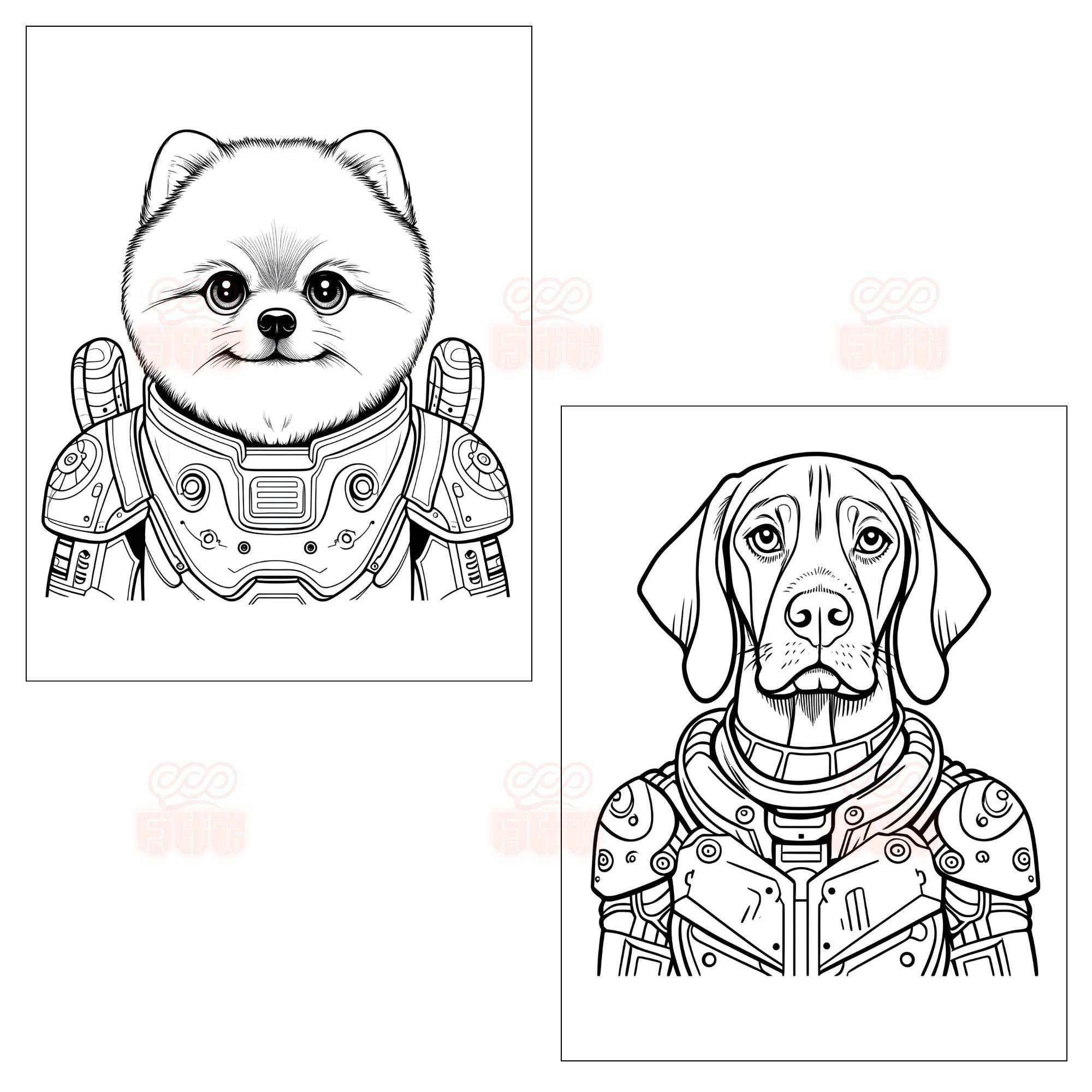Brave Dog Coloring Pages | 18 Jpgs Coloring Pages | Printable Coloring ...
