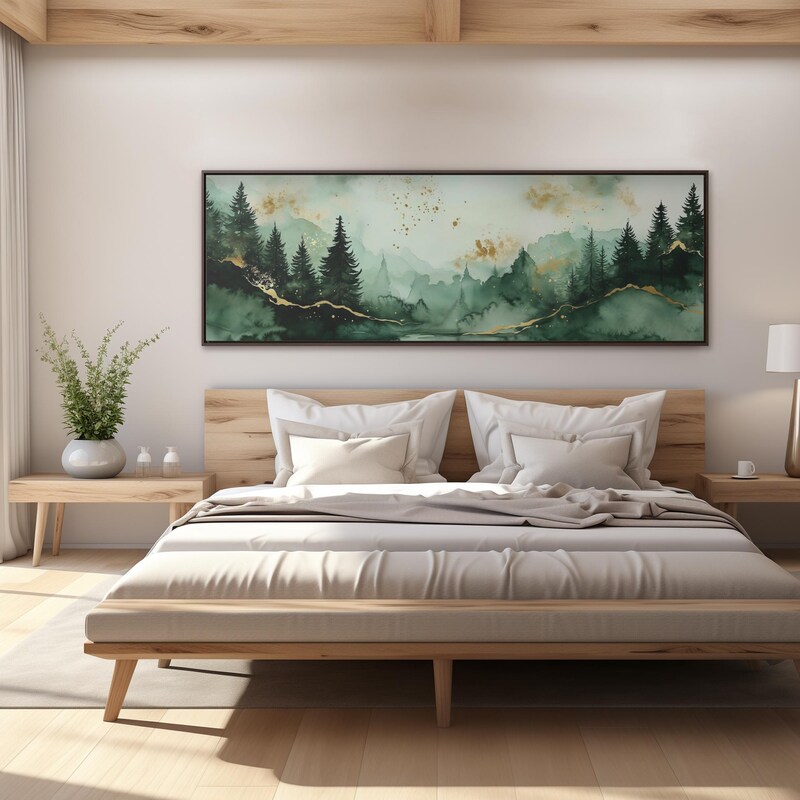 Abstract Forest Art - Etsy