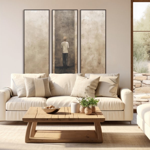 Long 3 Piece Wall Art - Etsy