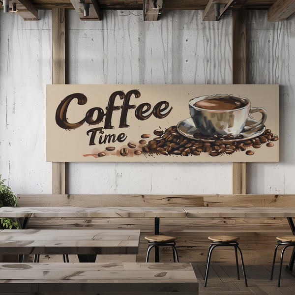 Coffee Canvas Art - Etsy