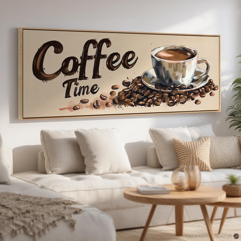Coffee Canvas Art - Etsy