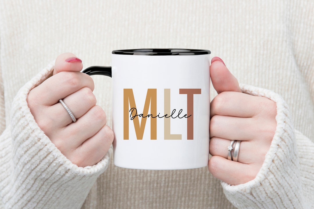 Custom MLT Mug, Medical Laboratory Technicians Gift, New Lab Tech Gift ...