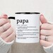 Personalized Papa Mug, Gift for Papa Bear, Custom Papa Gift, Papa ...