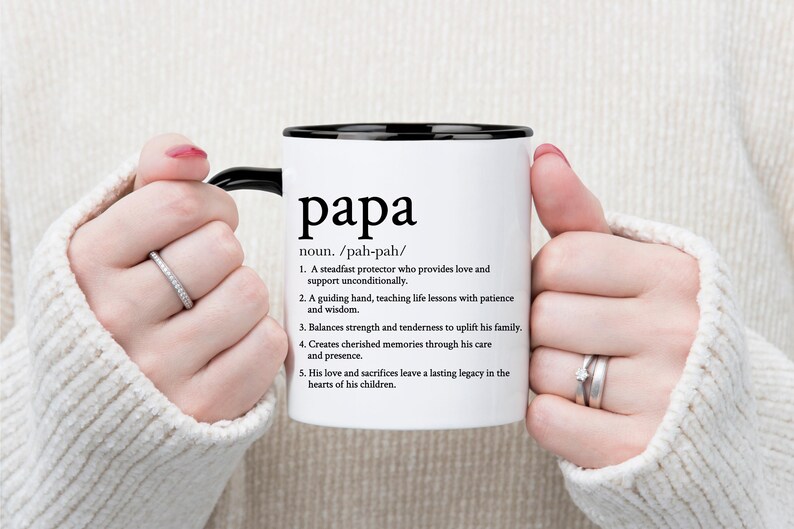 Personalized Papa Mug, Gift for Papa Bear, Custom Papa Gift, Papa ...