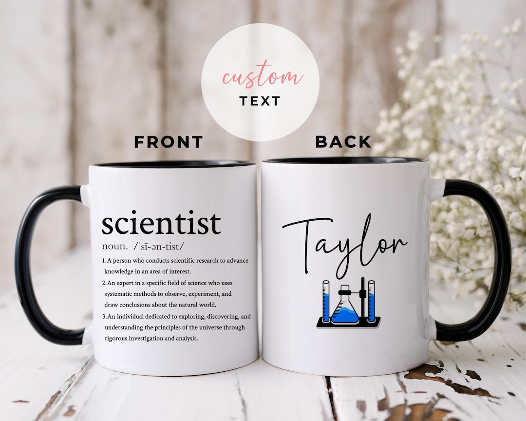 Personalized Scientist Mug, New Scientist Gift, Custom New Scientist ...