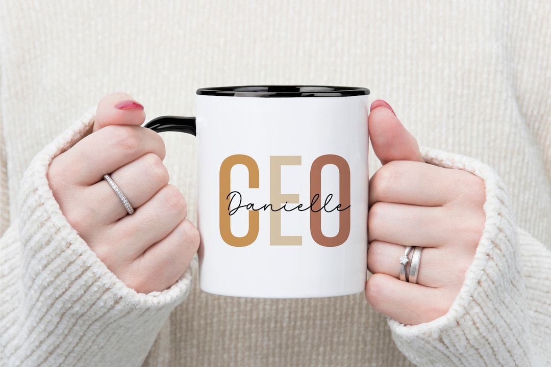 Personalized CEO Mug, Chief Executive Officer Gift, Custom New Ceo Gift ...