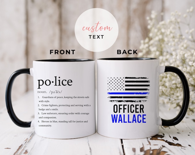 Female Police Officer Coffee Mug Women Police Officers Lady Cop Gifts ...