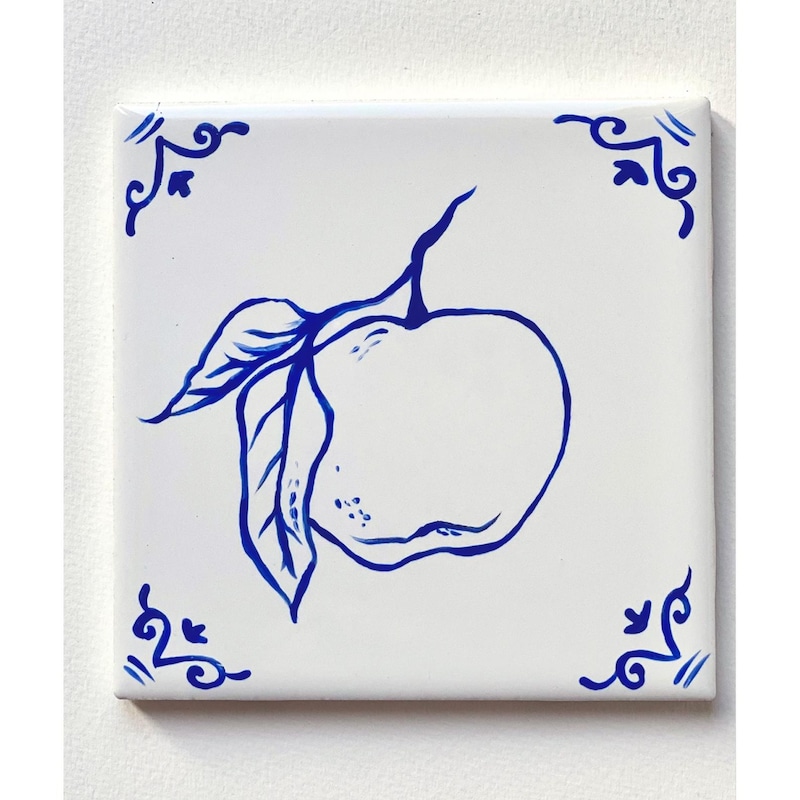 Apple Ceramic Tiles - Etsy