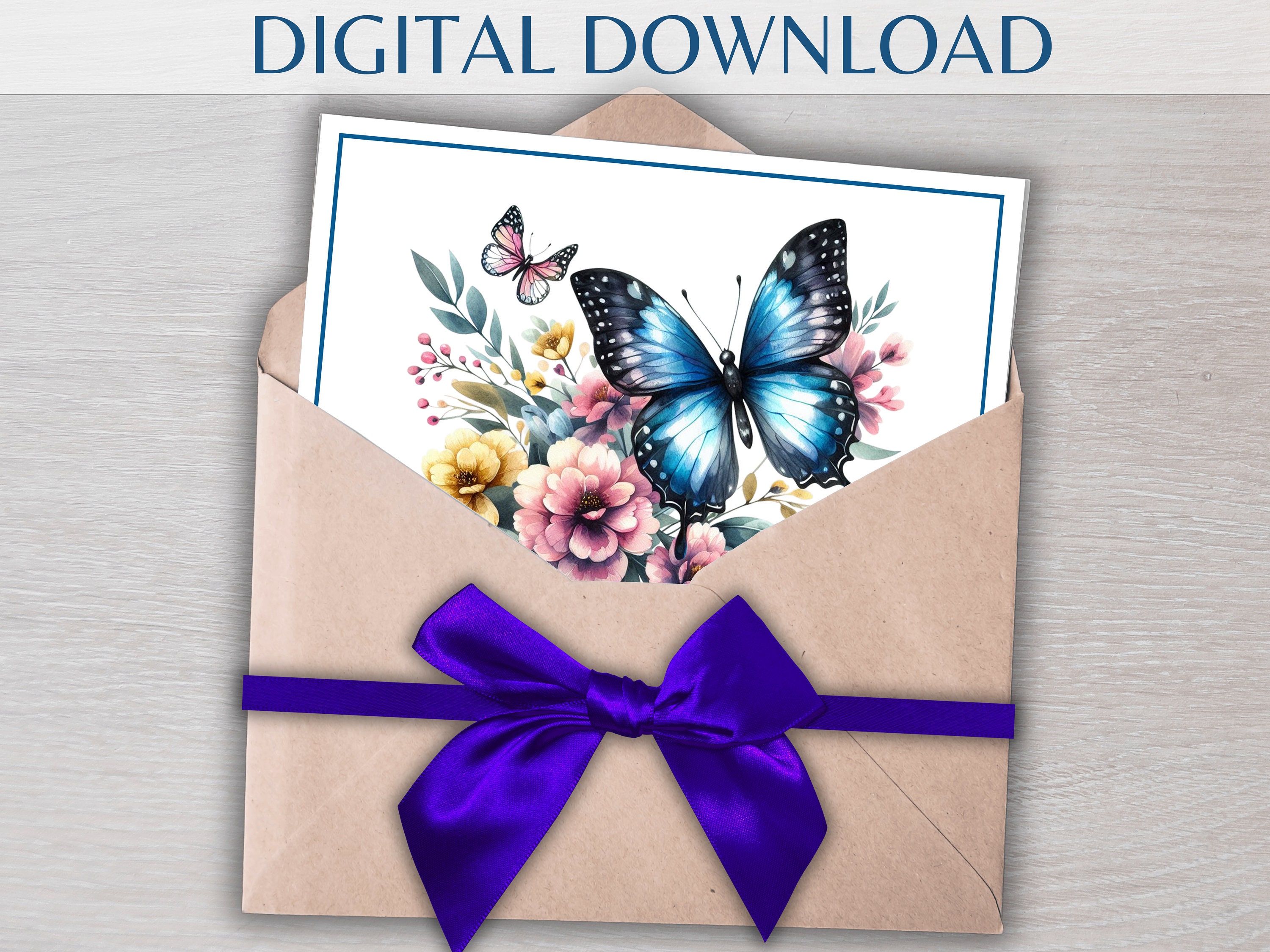 Birthday Card Printable, Birthday Card Download, Happy Birthday Card ...