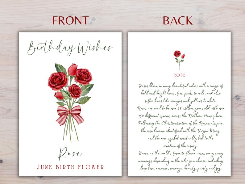 Birthday Card Printable, Birthday Card Downloadable, Happy Birthday ...