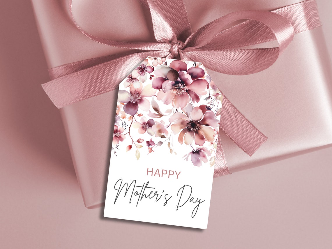 Mother's Day Gift Tag, Printable Gift Tag, Mother's Day Printable ...