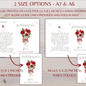 Birthday Card Printable, Birthday Card Downloadable, Happy Birthday ...