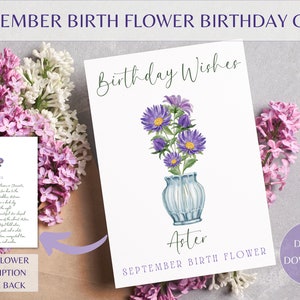 Birthday Card Printable, Birthday Card Downloadable, Happy Birthday ...