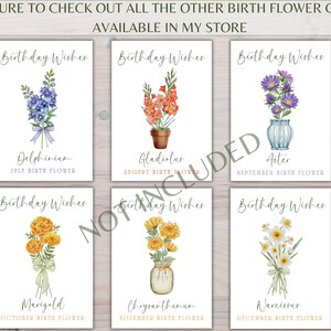 Birthday Card Printable, Birthday Card Downloadable, Happy Birthday ...