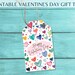 Happy Valentines Day Gift Tags, Printable Valentines Day Tags, Favor ...
