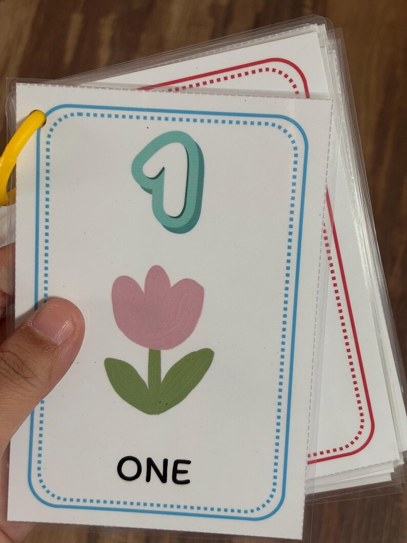 Printable Number Flashcards for Kids - Counting and Recognition - Etsy ...